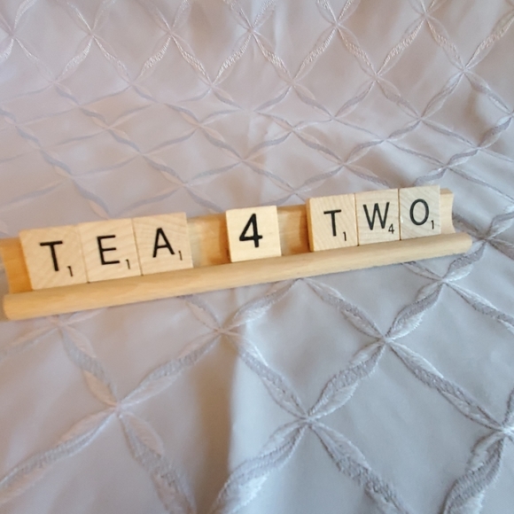 Handmade | Accents | New Tea4two Scrabble Rack Handmade | Poshmark